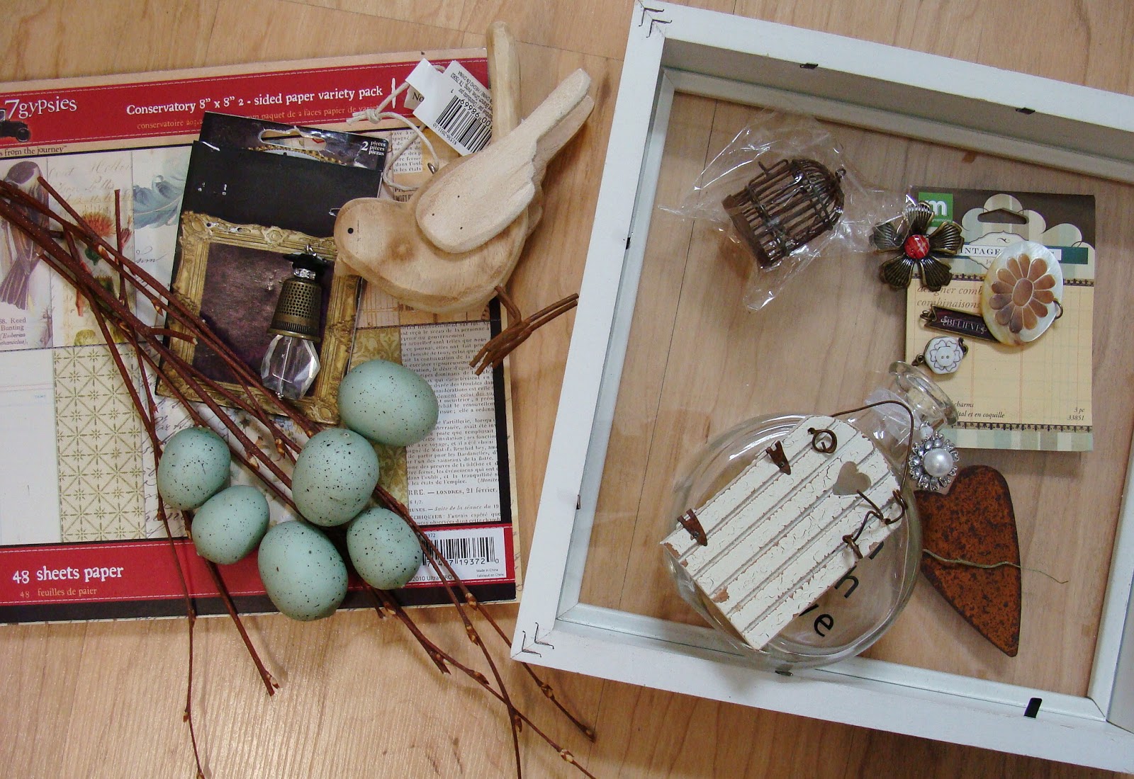 My Art Journal: Home Sweet Home--Assemblage Style
