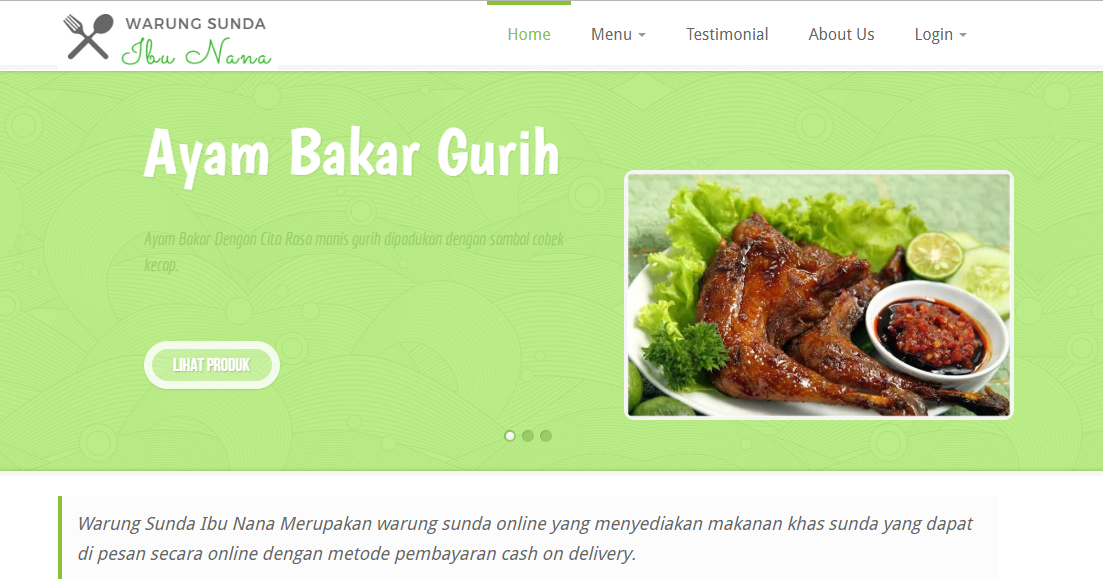 Aplikasi Pemesanan Makanan Online Dengan PHP, MySQLi dan Bootstrap ...