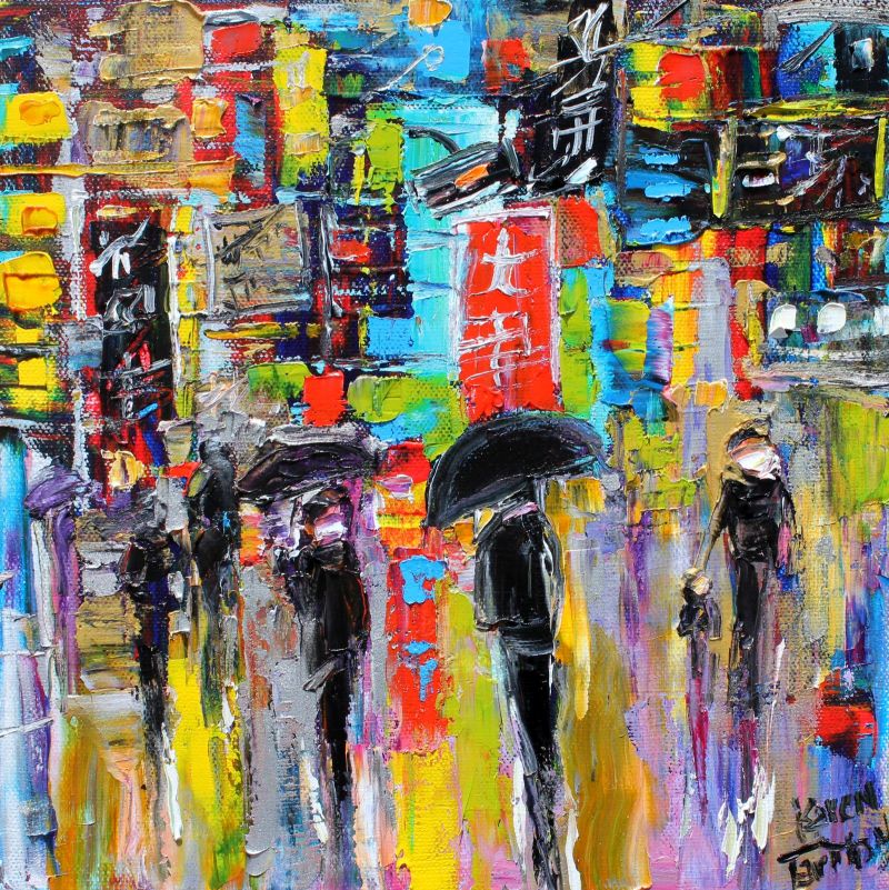 Palette Knife Painters, International: Original oil painting Tokyo ...