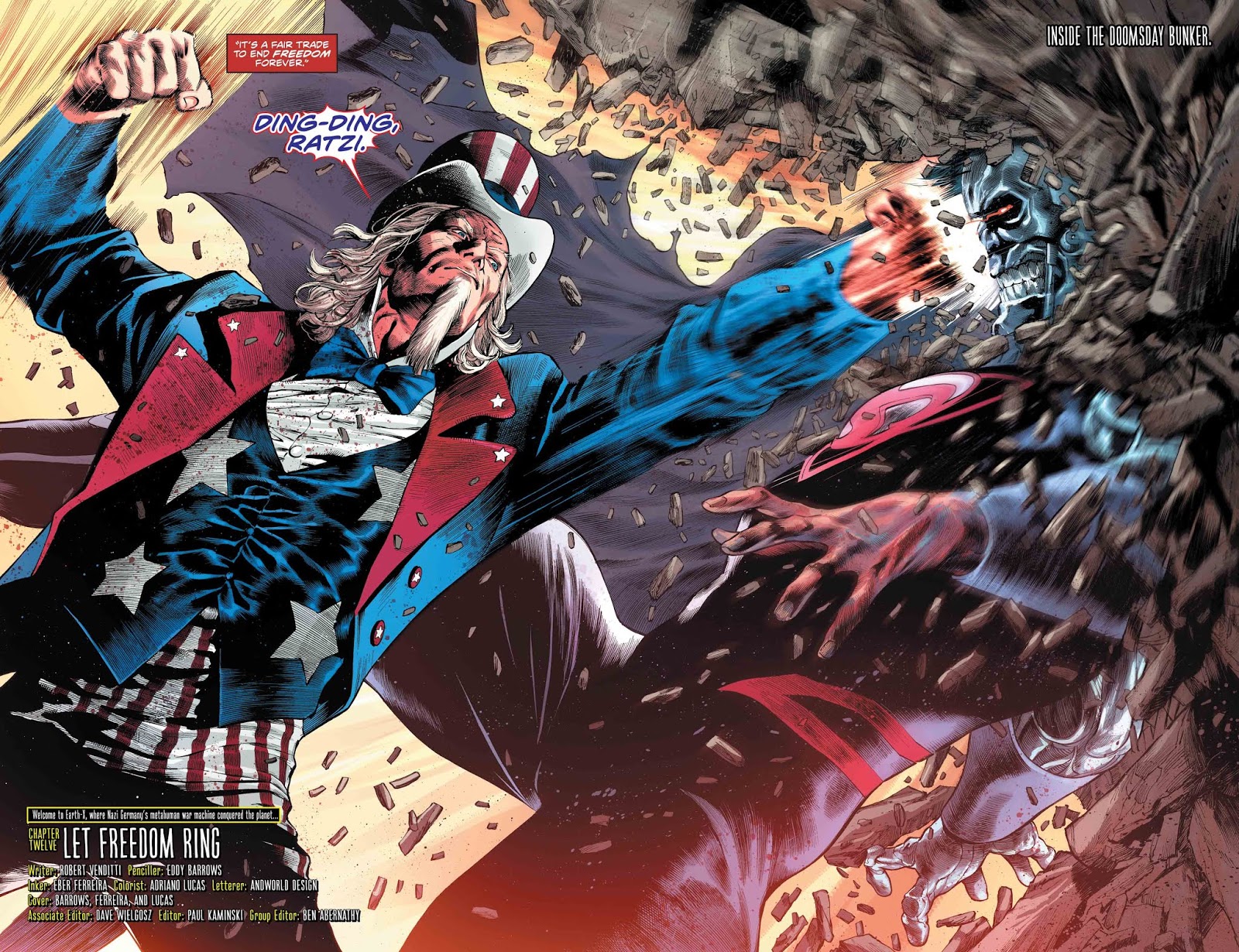 Weird Science DC Comics: PREVIEW: Freedom Fighters #12