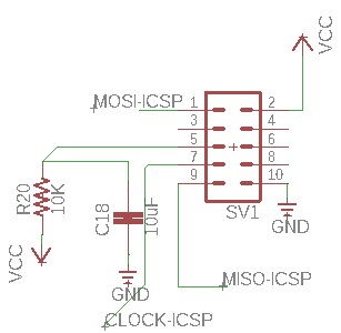 Programando AVR para la industria. : ICSP-CONEXIÓN