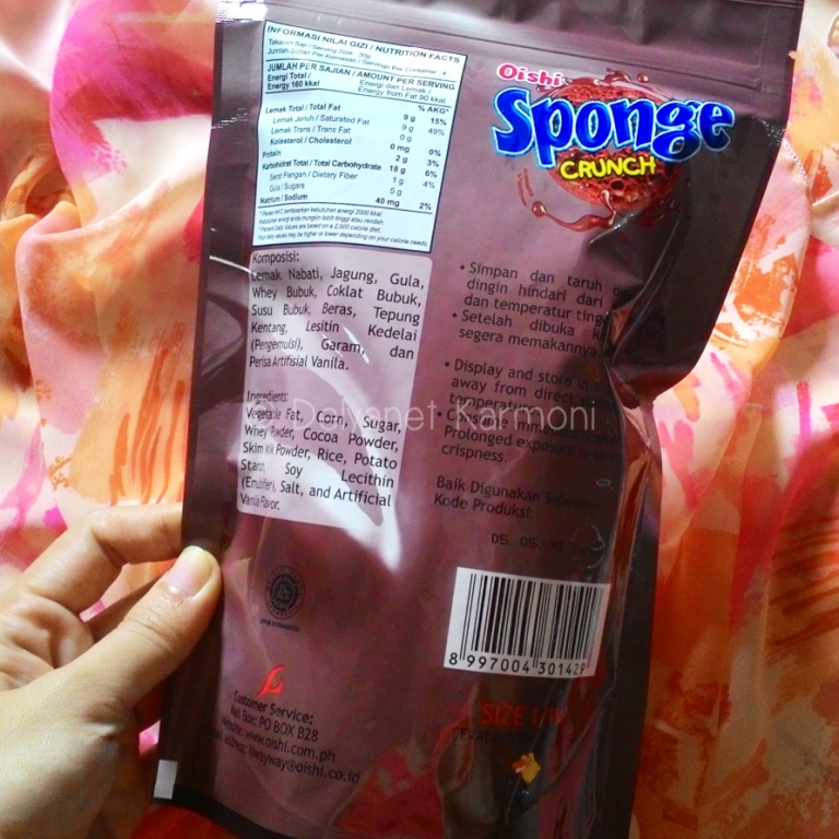 [Review] Oishi Sponge Crunch Rasa Coklat | Review Jujur