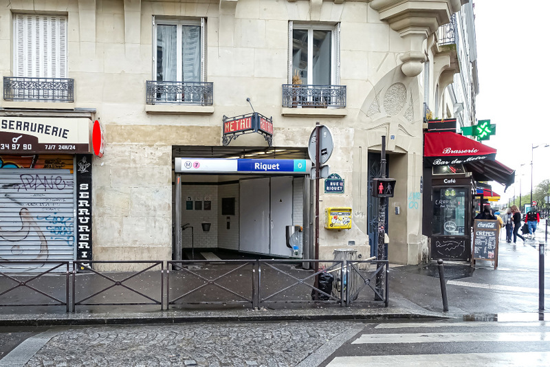 Paris : Stations de métro en pied d'immeuble et accès dits en boutique ...