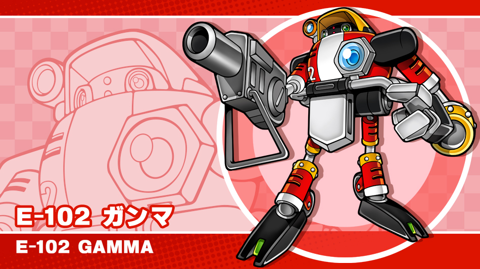 La casita de Amy Rose: PERSONAJE: E-102 Gamma.