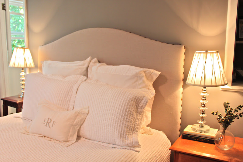 DIY Drop Cloth/Nailhead Trim Upholstered Headboard TutorialDIY Show Off ...