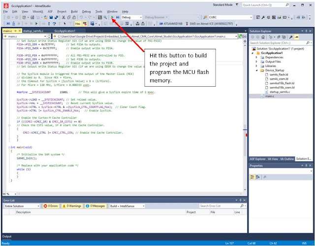 Fk Engineerings Blog Microchip Atmel Arm Cortex M4 Microcontroller