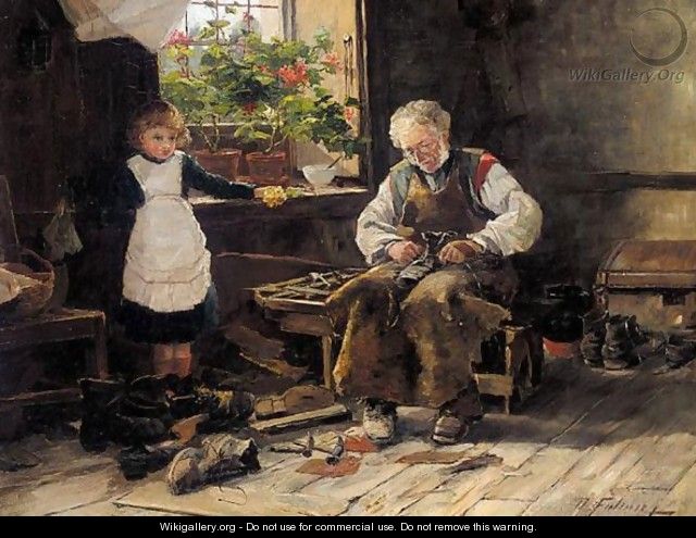 British Art: David Fulton - The Village Shoemaker