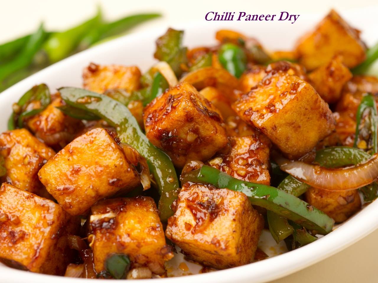 How Top Make Chilli Paneer Dry Recipe & Gravy | Restaurant In South ...