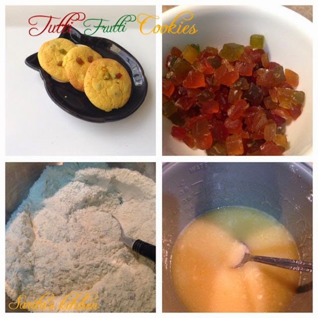 Sarita's Kitchen Blog: Tutti frutti cookies