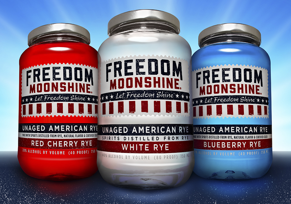 Freedom Moonshine – Packaging Of The World
