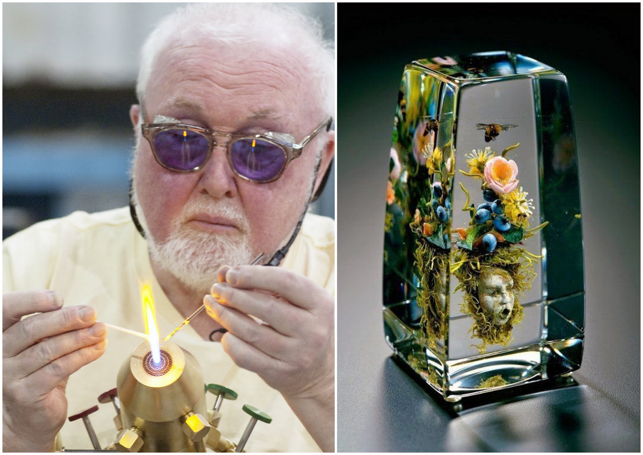 Marjon matkassa : Kiehtovat paperipainot ja Paul J. Stankard