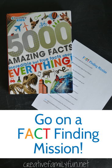 Go on a Fact Finding Mission - Creative Family Fun