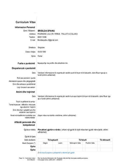 Curriculum Vitae Shqip - Birthday Letter