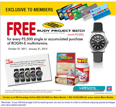 The Best Things in Life are Free: Free RUDY PROJECT Watch