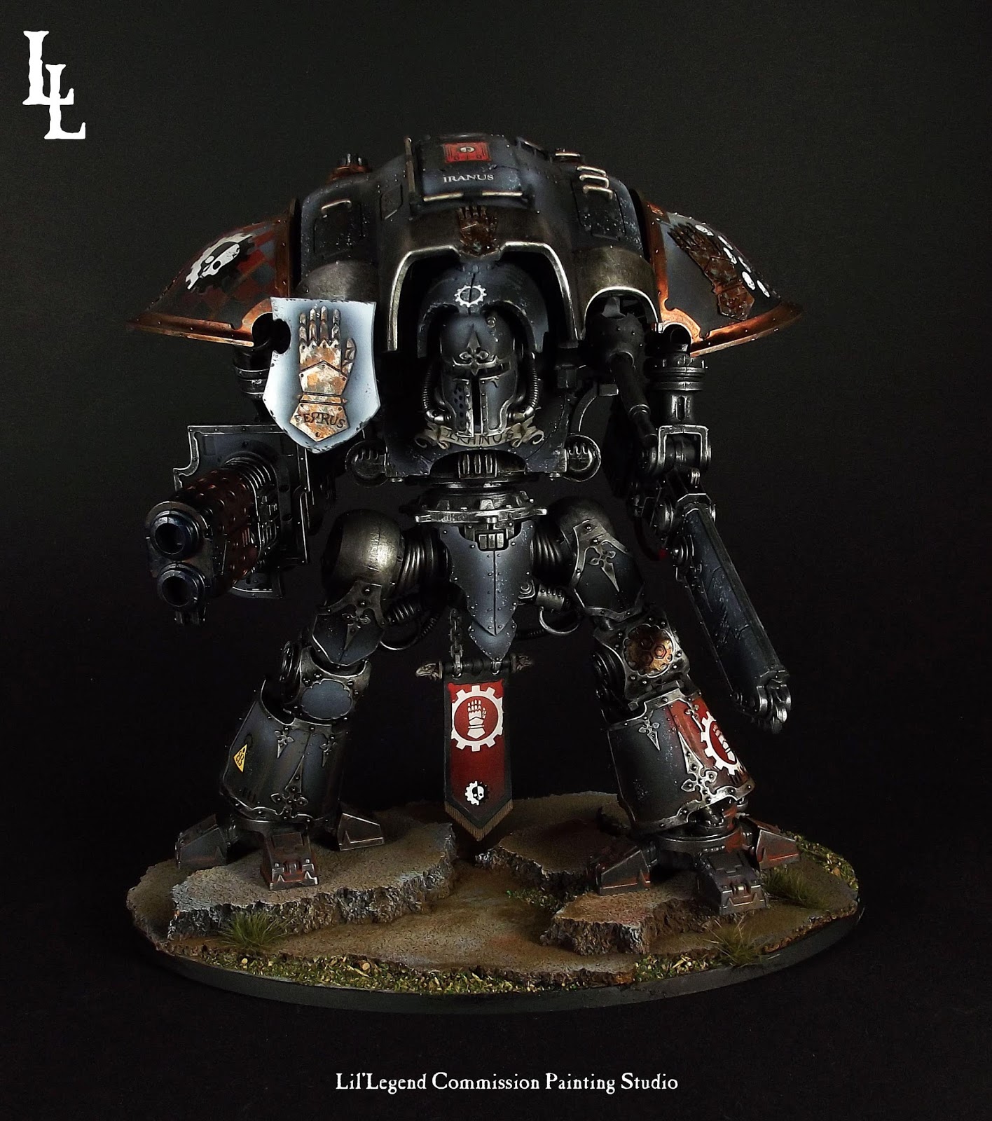 Iron Hands Knight Titan Horus Heresy Commission ~ LilLegend Commission ...