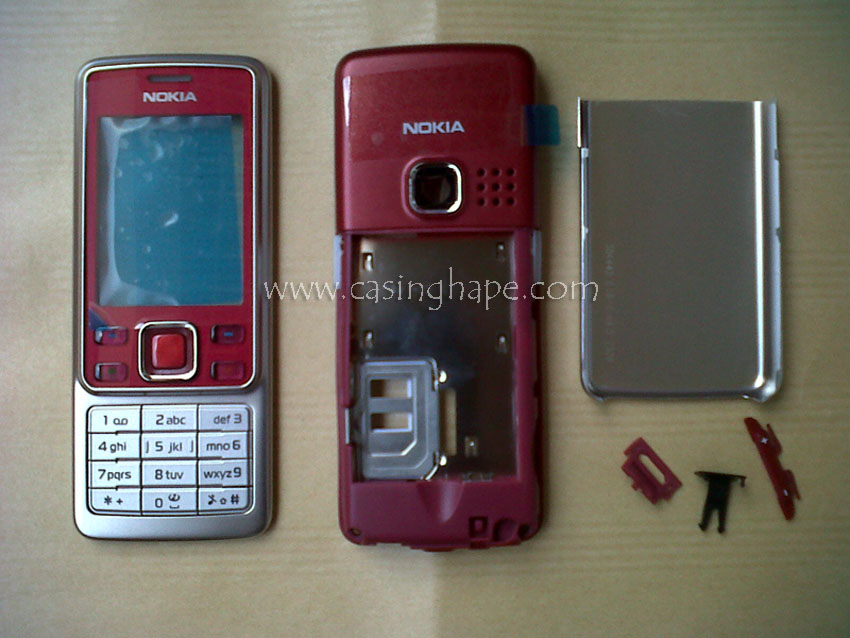 Casing Nokia 6300 Fullset Red