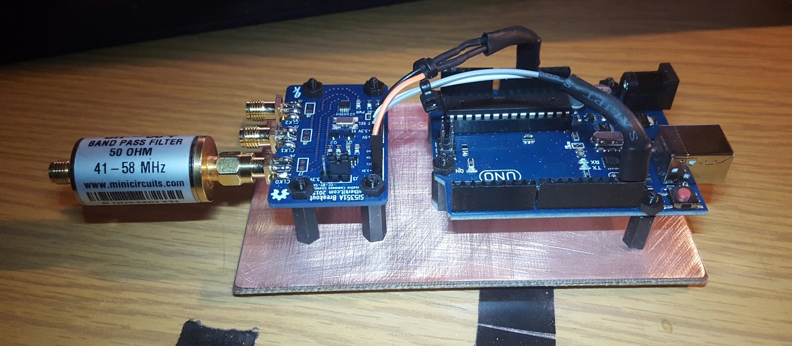 WW1L: Arduino UNO, SI5351A breakout as 50MHz CW beacon