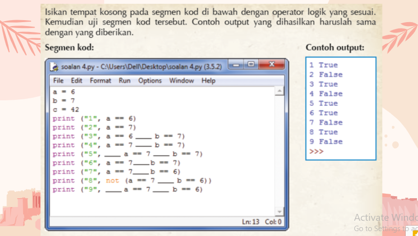 SAINS KOMPUTER & ASAS SAINS KOMPUTER: ASK T2 : LATIHAN PYTHON TANPA ...