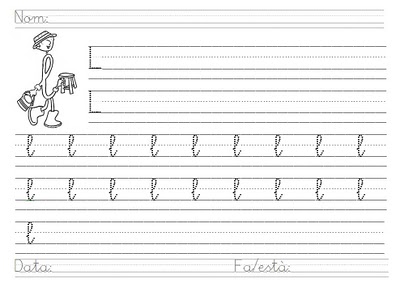 LA GUARDE DE MARIMI: TRABAJAMOS LA LETRA "L"