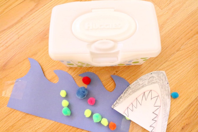 Feed the Shark Fine Motor Activity for Kids | School Time Snippets