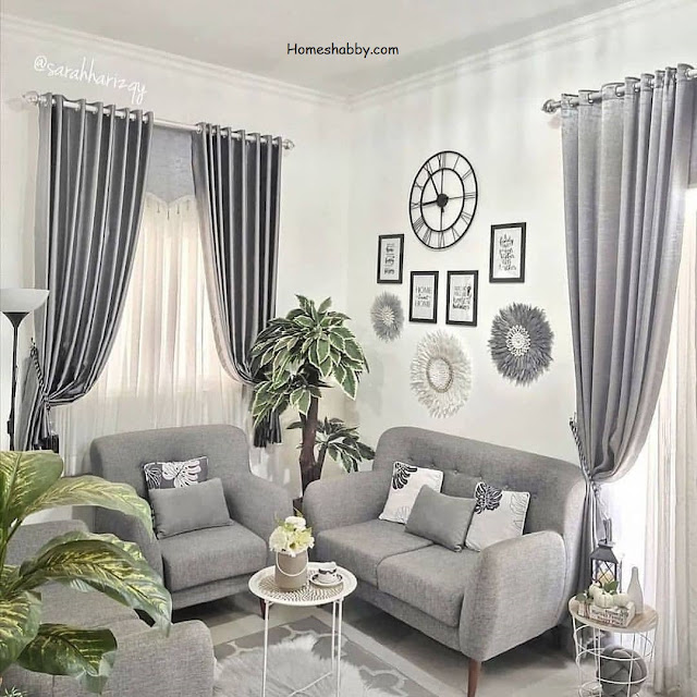 7 Ruang Tamu Elegan Rumah minimalis Serba Abu - Abu yang Bikin Gemas ~ Homeshabby.com : Design ...