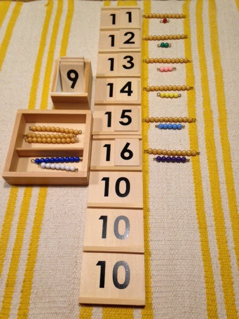 DIY Teens & Tens Boards, Montessori Math at Home - "Making Montessori Ours"