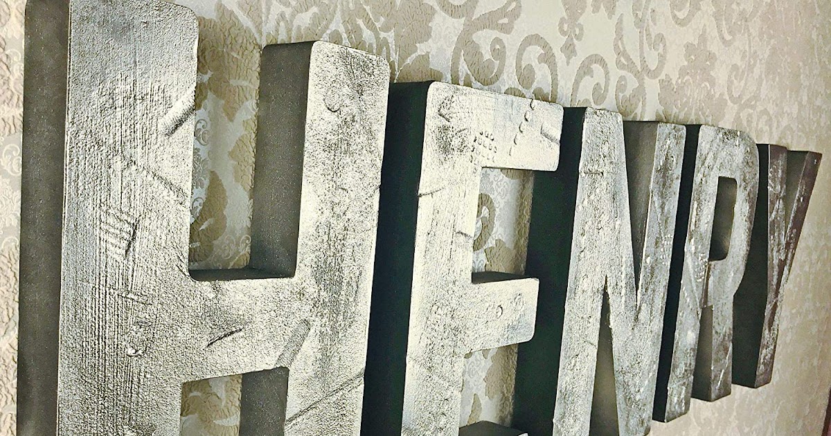 Large Metal Wall Letters ~ Thankyou Letter