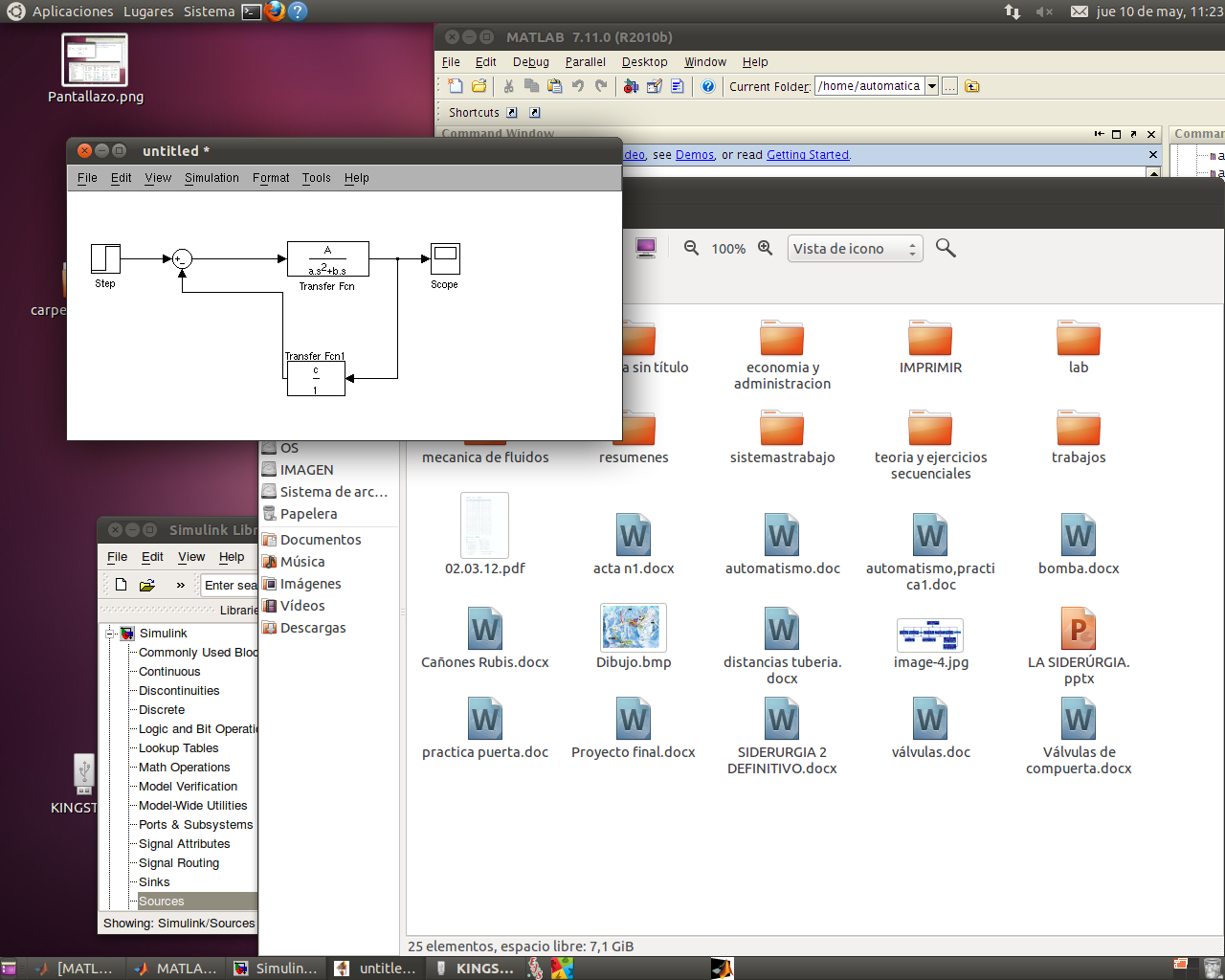 CONTROL: Práctica 3: Matlab