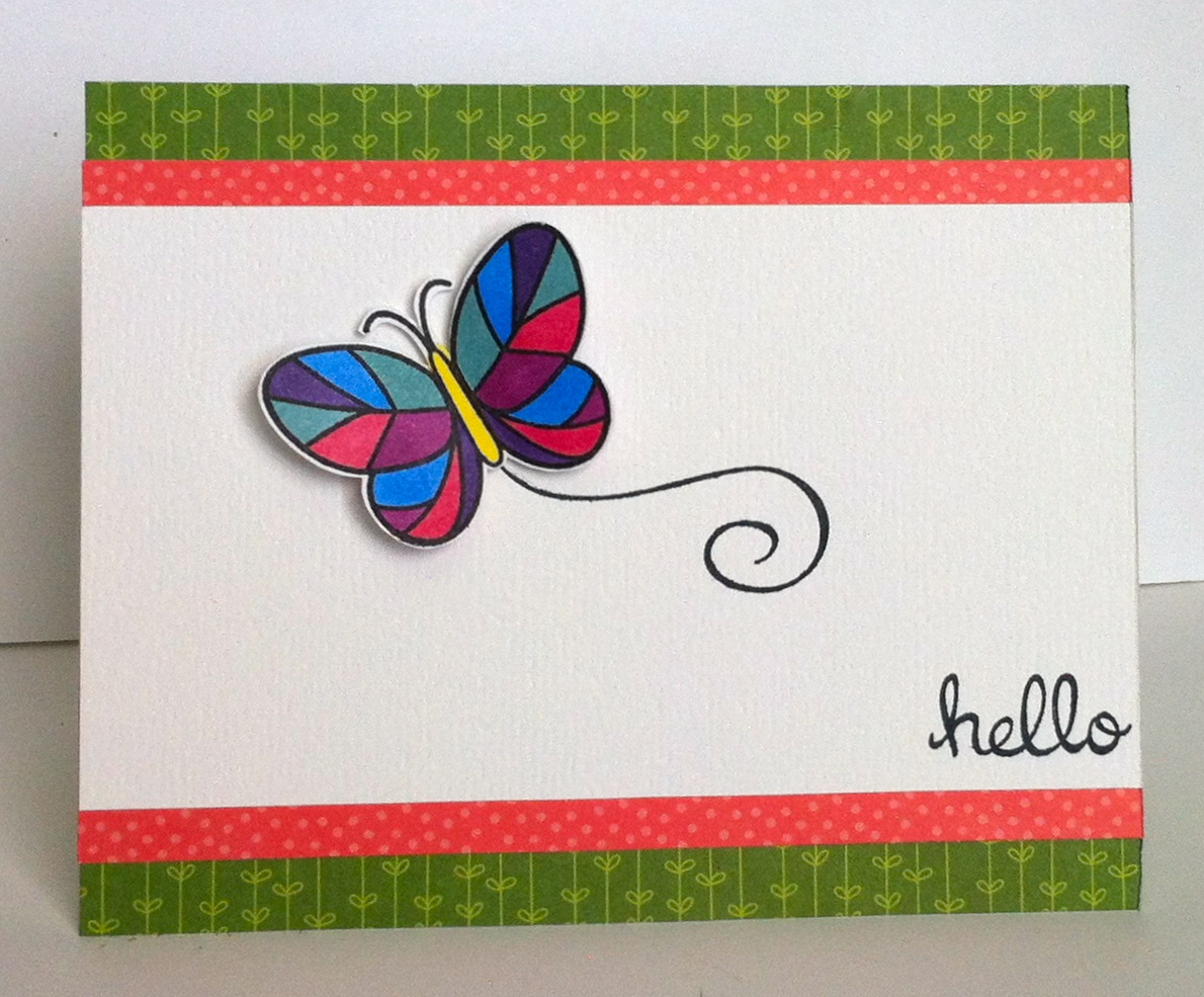 Donna's Crafty Place: Butterfly Hello