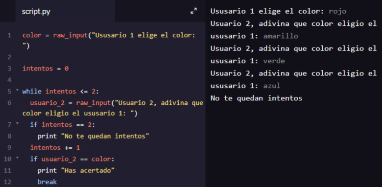 Ejercicio Python: tablas de multiplicar