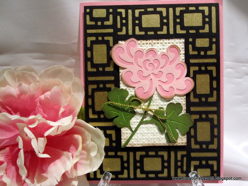 Creations by Patti: Asian Flower Framed Card