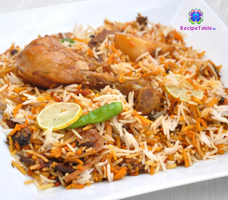 Shahi Chicken Biryani | Recipe Table