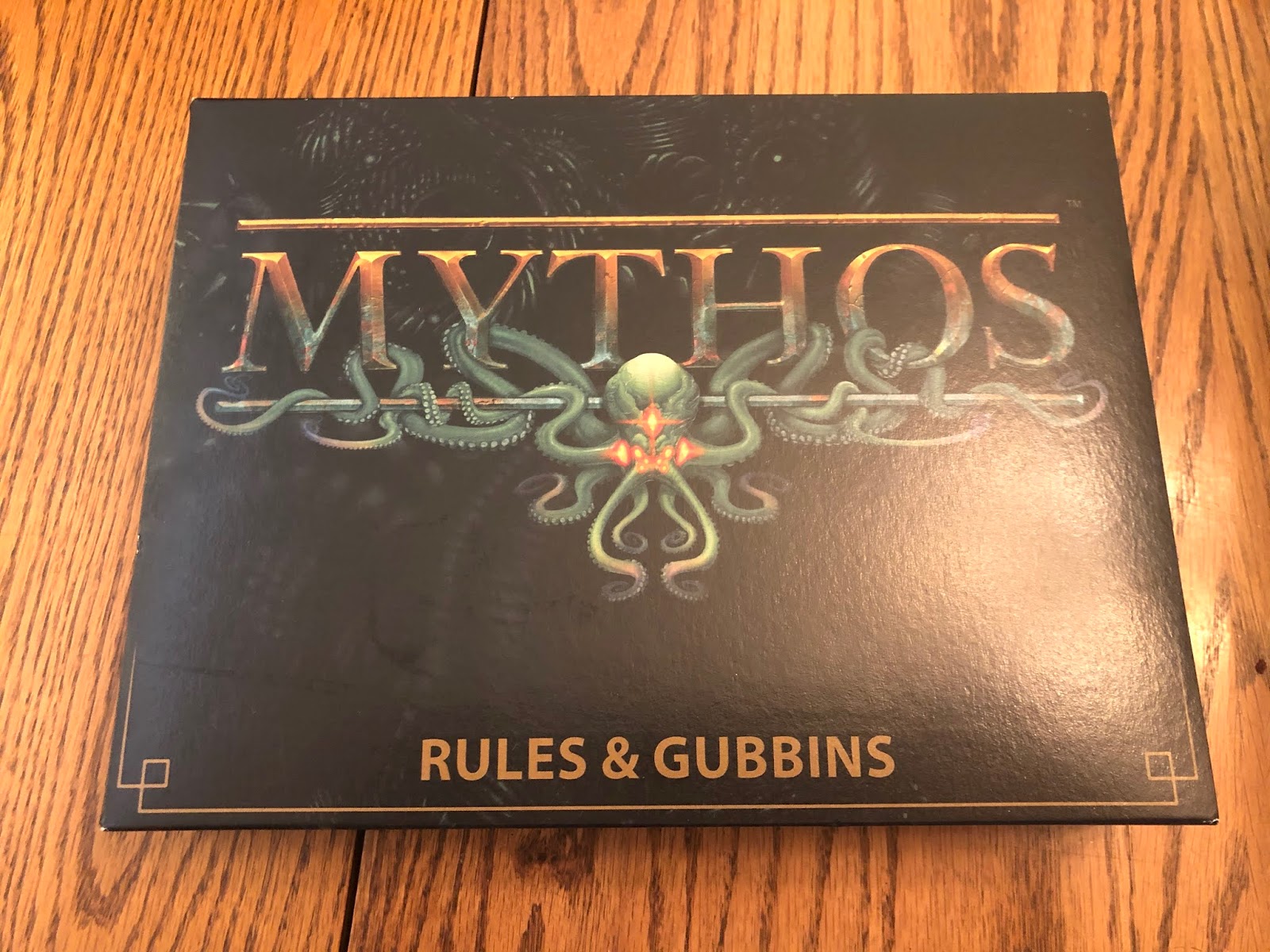 VICTORY CONDITION GAMING: Mythos Rules and Gubbins Box Review