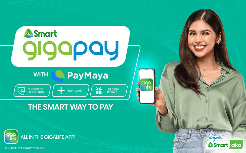 Smart adds GigaPay with PayMaya feature to GigaLife App!
