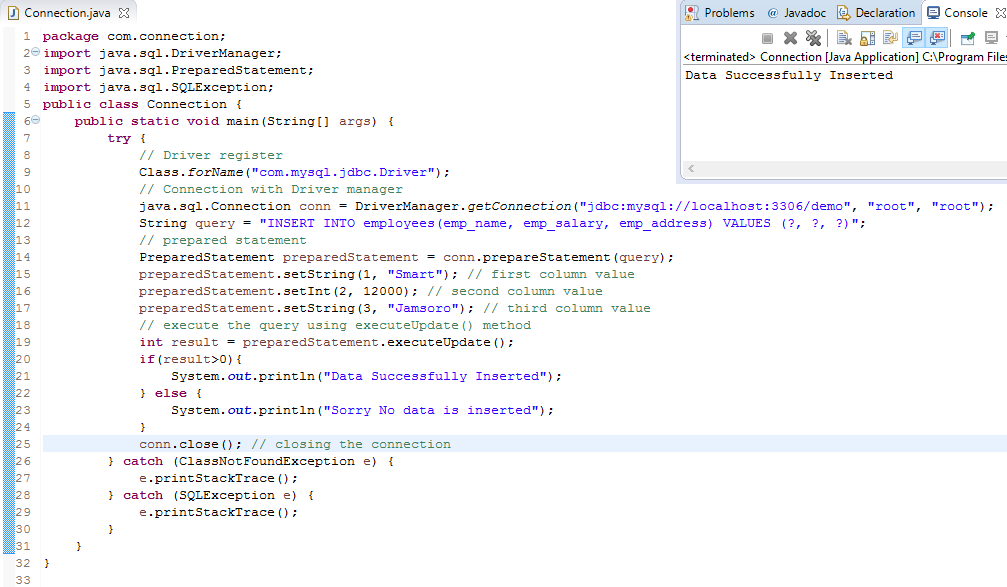Teach Me How To program: database connectivity - Database Connectivity ...