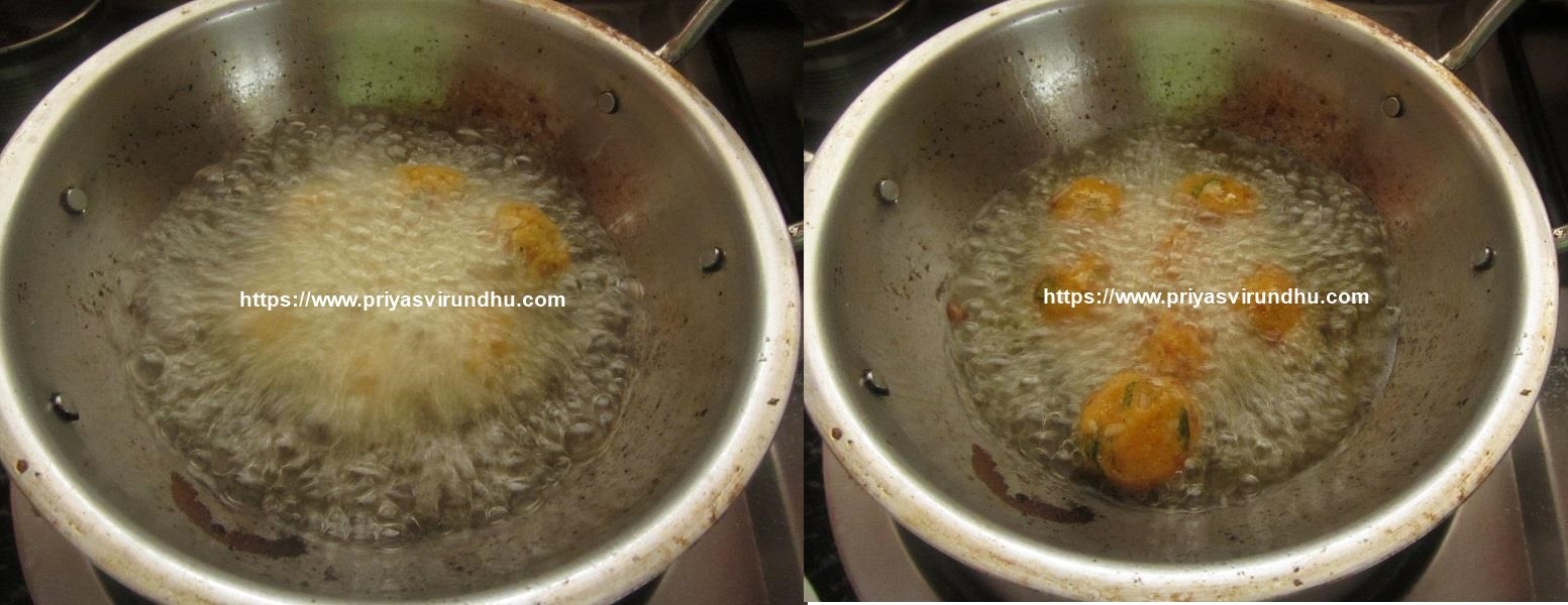 Priya's Virundhu: Rice Bonda Recipe/Left Over Rice Bonda Recipe/Cooked ...
