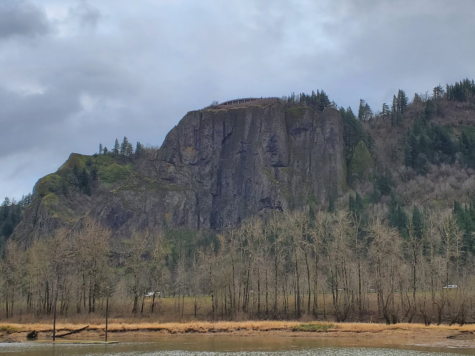 Pictures of Cock Rock Otherwise Known as Rooster Rock in The Columbia ...