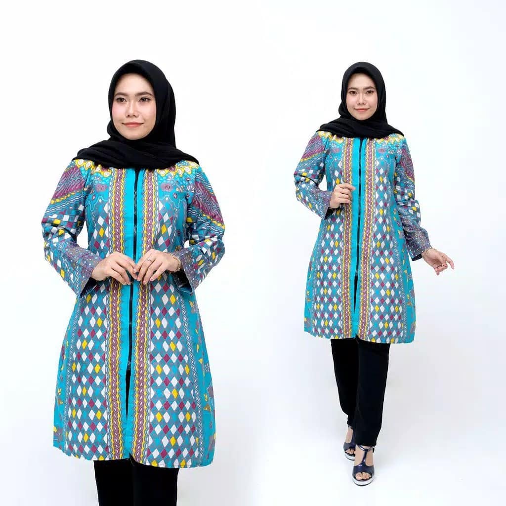 Model Tunik Batik Terbaik 2020 Desain Mewah Dan Modern - Model Baju Korea