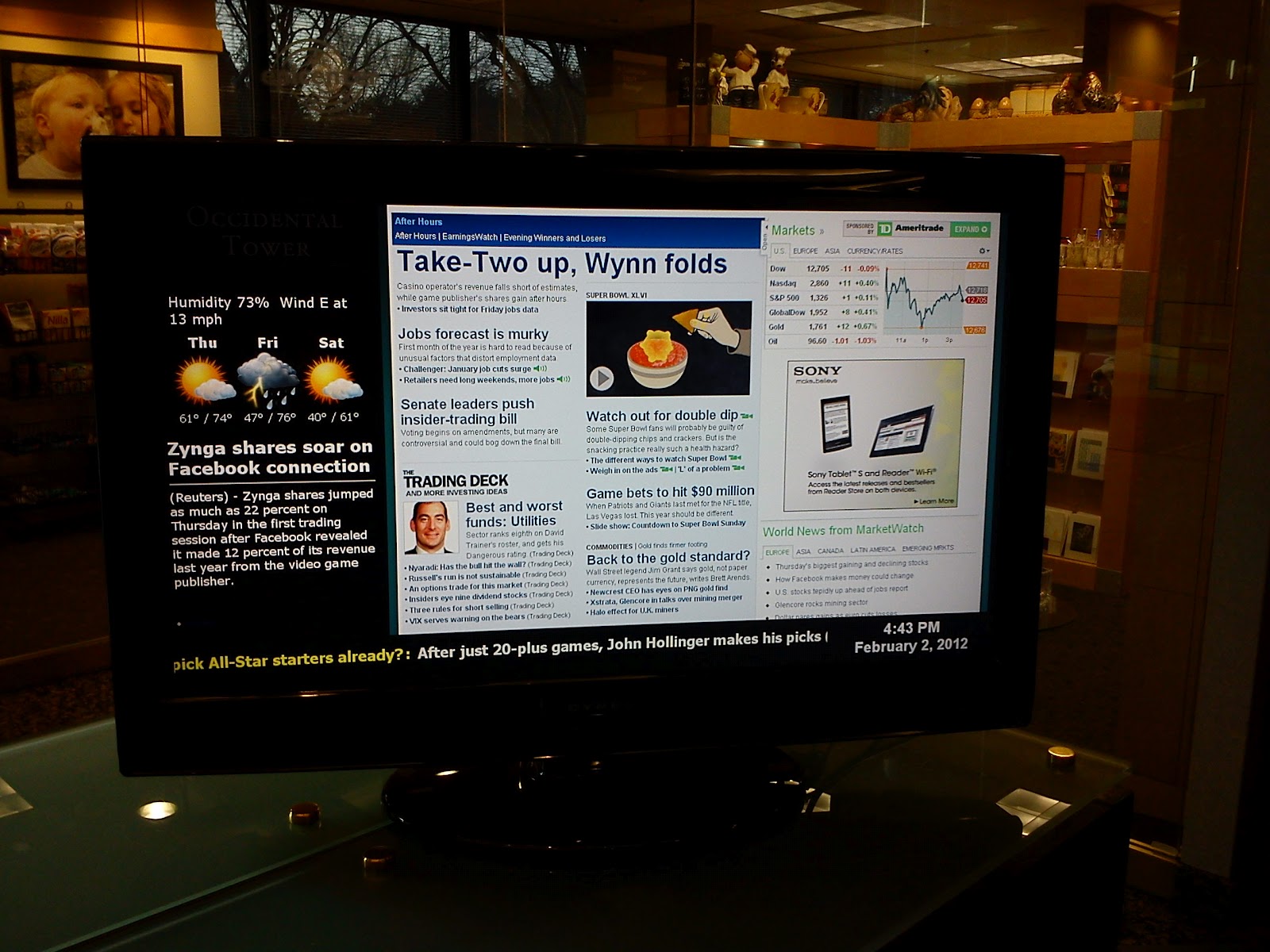 LCD Displays: Office Building Upgrades LED Marquee to Modern Digital ...