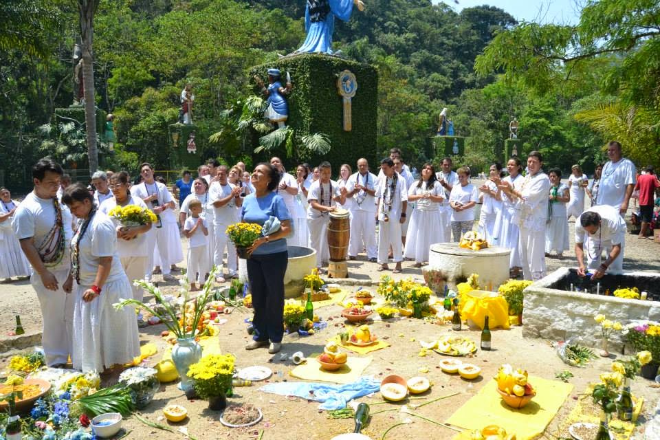 Mamãe Oxum, Ritual de cachoeira