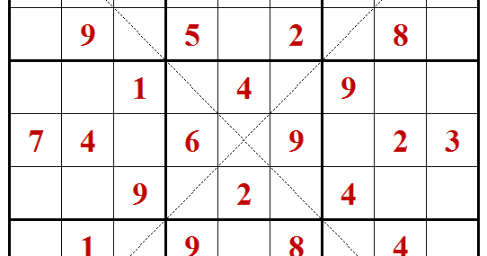 Diagonal Sudoku (Fun With Sudoku #209)