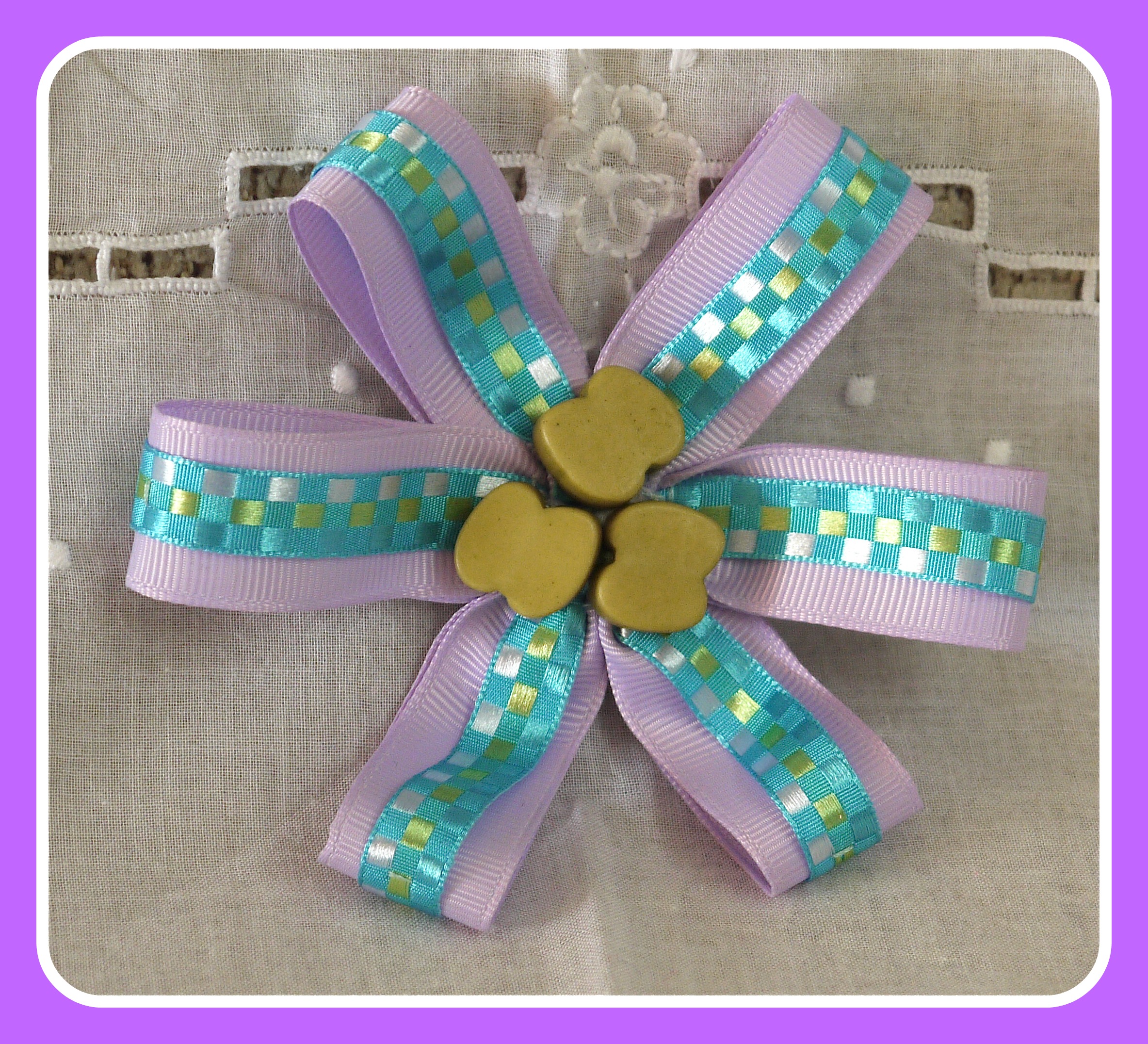 Taller de Artesanía - Página Principal: BROCHES REALIZADOS CON CINTAS ...