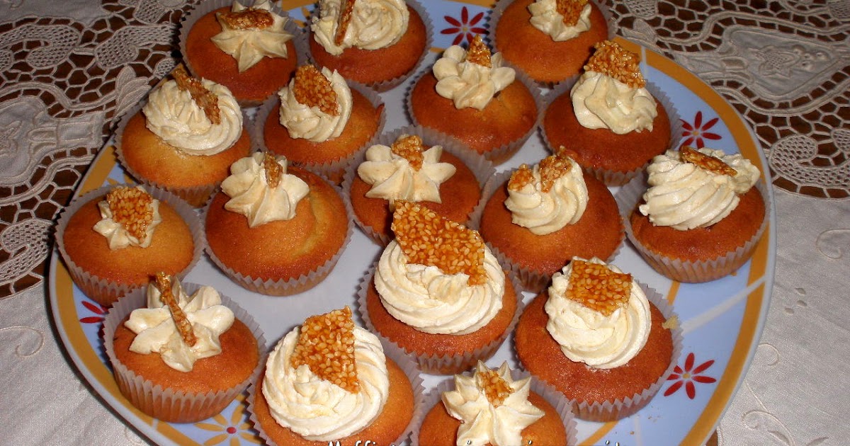 Νηστίσιμα cupcakes ταχινιού με κρέμα παστέλι σουσαμιού... μια μοναδική ...