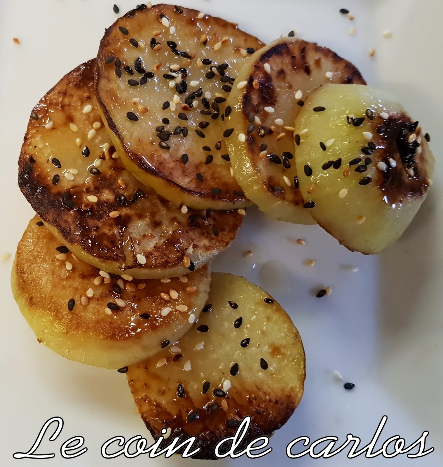 Le coin de Carlos: Chou-rave au sésame