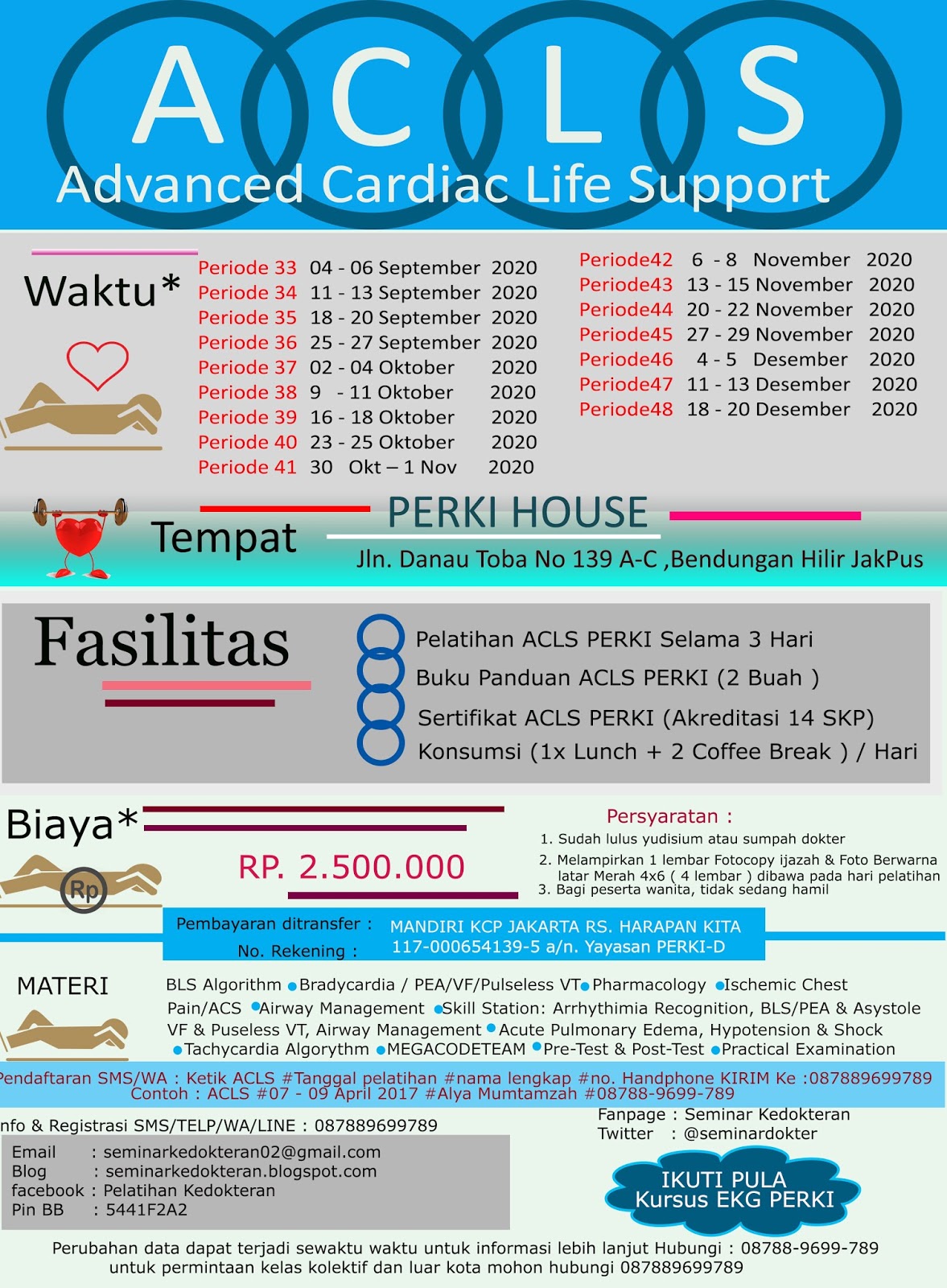 087889699789 Pendaftaran Kursus ACLS PERKI ,materi Kursus ACLS PERKI ...