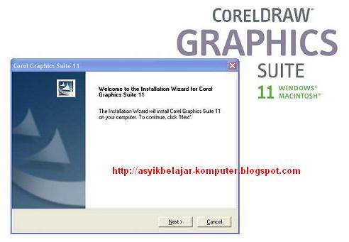 Cara Instalasi CorelDraw 11 ~ Belajar Komputer