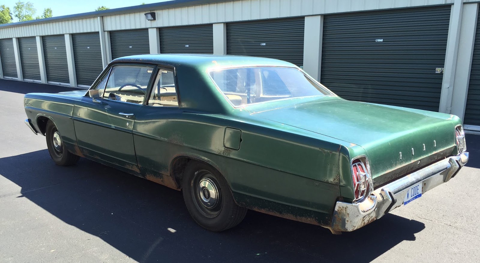 Just A Car Guy: 1967 Ford Custom 2-door sedan with the W-code 427-4V ...