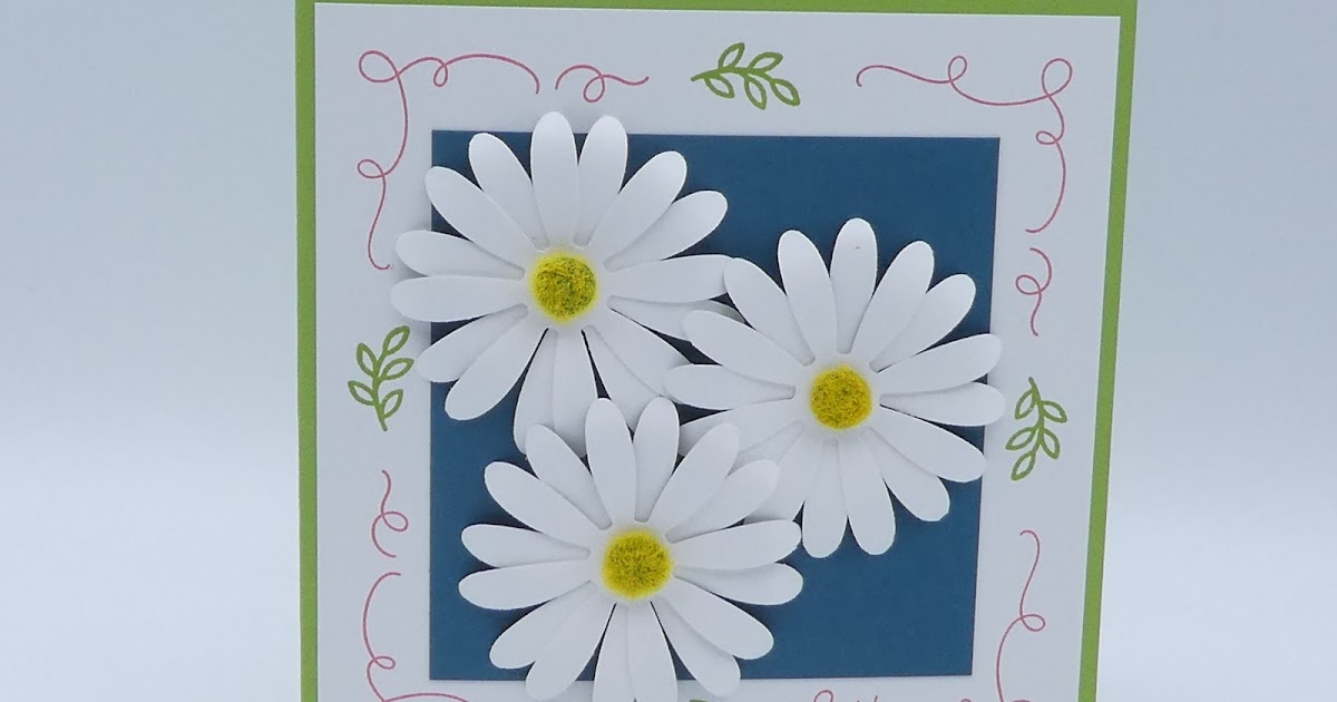 Karin's Papercraft: Daisy Punch Kaart / Daisy Punch Card