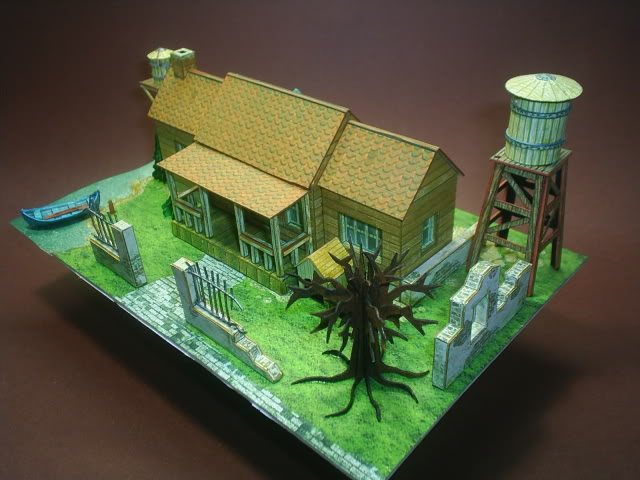 Lake's House Refuge Papercraft | Papercraft Paradise | PaperCrafts ...