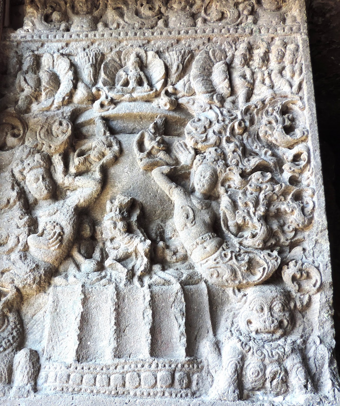 Just About Everything: Ancient Ellora Cave temples; Ravan Ki Khai (cave ...